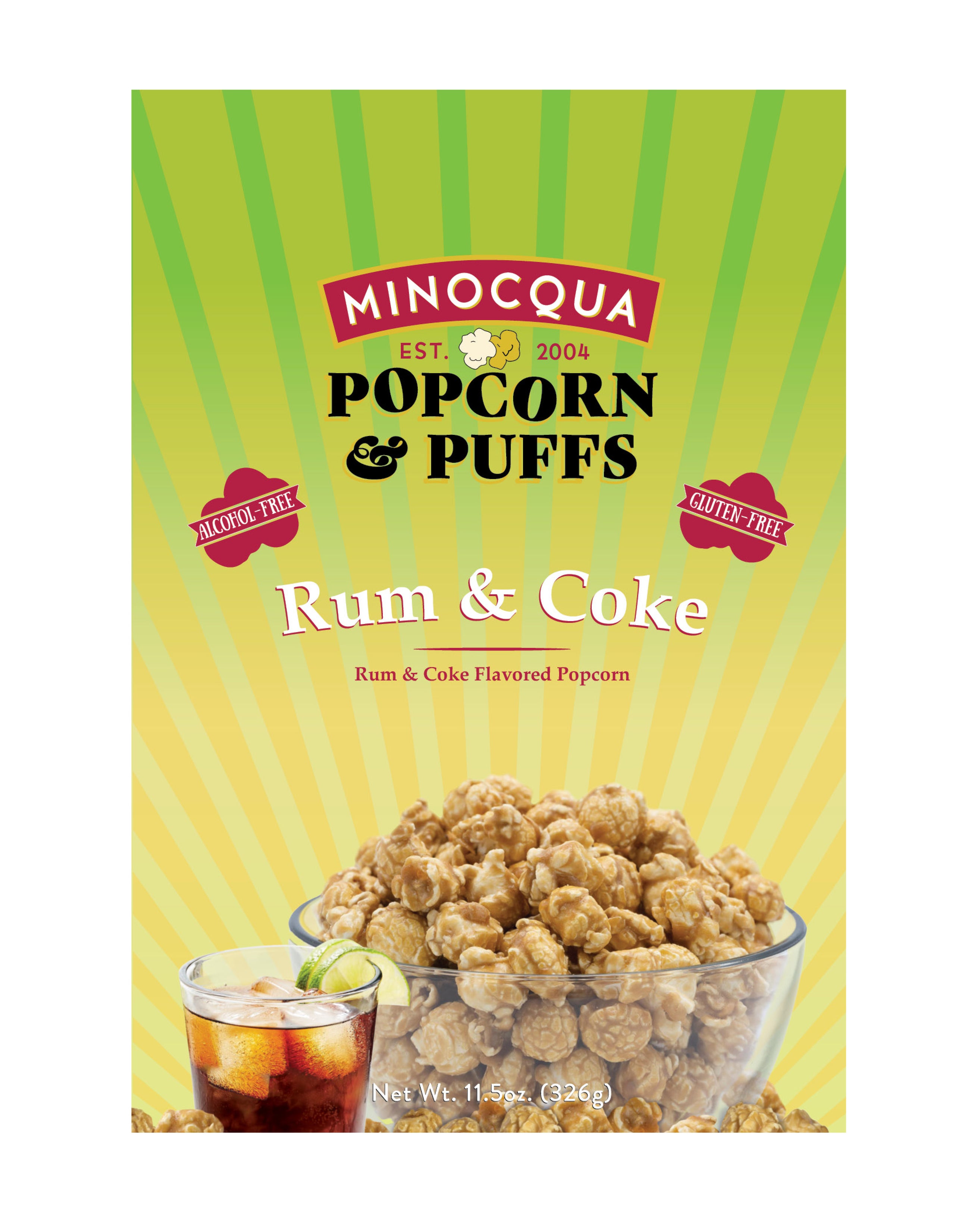 Caramel Popcorn Flavors (1/2 Gal) | Minocqua Popcorn & Puffs